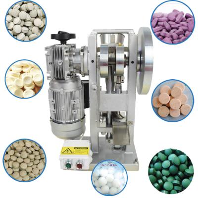 China Single Punch Painted Metal Rotary Tablet Press Machine 40KN For Candy for sale