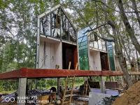 China China Patented Loft Mirror Resort Hotel Prefabricated Luxury Homes for sale