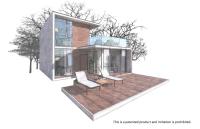 China Luxury Upmarket 2 Bedroom Prefab Homes , White Luxury Prefab Homes With Balcony for sale