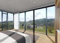 China Up-To-Date Brown Prefab House Luxury With Prefab One Bedroom Homes for sale