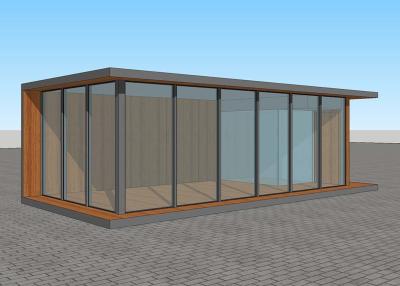 China Fashionable Modern Prefab Houses / Beautiful Prefab Homes With PU Panel Exterior for sale