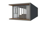 China Taupe 1 Bed Prefab House With Modern Prefab Homes Under 50k For Sale for sale
