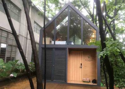 China Light Wood Taupe One Bedroom Prefab Homes Customized Prefab Timber Homes for sale