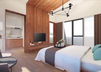 China Liquid Flat Pack Luxury Prefab House Custom With Wooden Interior / Bedroom for sale