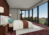 China Cottage Prefab Timber Homes , Prefabricated Wooden Houses With Open Area Bathroom for sale