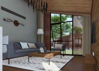 China Novel Luxury Prefab House / Prefab Garden House With Wooden Interior Appearance for sale