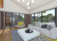 China Delicate Sandwich Panel House Prefabricated With Wooden House Villa for sale