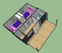 China Anti Deformation Luxury Container House With Prefabricated Homes Container for sale