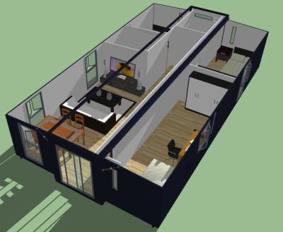 China Luxury Prefabricated Expandable Container House With Good Corrosion Resistance for sale