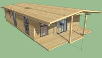 China Hard Hard Flat Pack Container House , Steel Structure Low Cost Prefabricated Homes for sale
