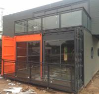 China Matt Exterior Finishing Two Story Prefab House / Luxury Prefab Container House for sale