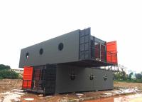 China Matt Exterior Finishing Two Story Prefab House / Luxury Prefab Container House for sale