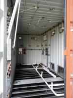 China Durable Portable Toilet Container / Mobile Toilet Container With Sandwich Panel Floor for sale