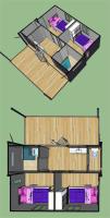 China Anti Deformation Luxury Container House With Prefabricated Homes Container for sale