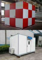 China Custom Outdoor Equipment Shelters FRP Container 20ft 40ft Multistory With Split AC for sale