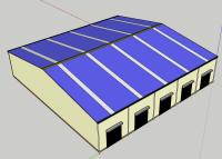 China Prefabricated Industrial Building , Prefabricated Steel Frame For Shopping Mall for sale