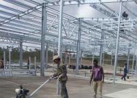 China Anti Seismic Prefab Storage Buildings , Warehouse Steel Storage Sheds for sale