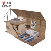 China RAD Luxury Glass Movable Design Easy / Fast Install Prefab Loft Homes for sale