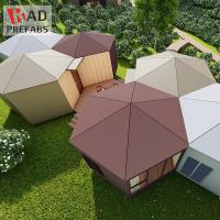 China Rad Luxury Honeycomb Solar Fiberglass Tiny House For Resort, Restaurant for sale