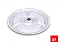 China 2.83 Inch Diameter Roofing System Insulation Fastening Plates for sale