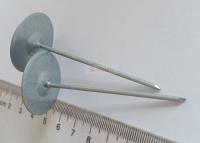 China 2mm Galvanized Steel Metal Quilting Pins Used For The Fabrication Of Insulation Blankets for sale