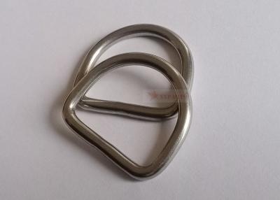 China Steel Welded Type 25x30mm Stainless D Ring For Reusable Insulation Blanket for sale