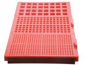 China 300 X 500mm Rubber Screen Mesh Red Black Mining For Mineral Vibrating for sale