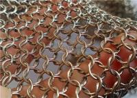 China 7mm Stainless Steel 316 Ring Mesh Curtain for Architectural Constructions - Metal Chainmail Mesh for sale