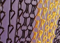 China 1.6mm Aluminum Chain Beaded Curtain Used For Private Home Decoration for sale
