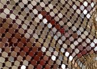 China Anodized Aluminium Sequin Metallic Cloth Silver Color For Residential for sale