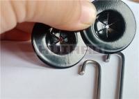 China Metal Solar Panel Wire Mesh Clips With UV Resistant Black Coated Self Locking Washers for sale