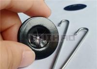 China 2.0x100mm Stainless Steel J Hooks Used With Black Self Lock Washers To Secure Mesh To Solar Panels for sale