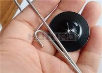 China 38mm Black Painted Self Locking Washer Clips To Fix Wire Mesh Screening To Solar Panels for sale