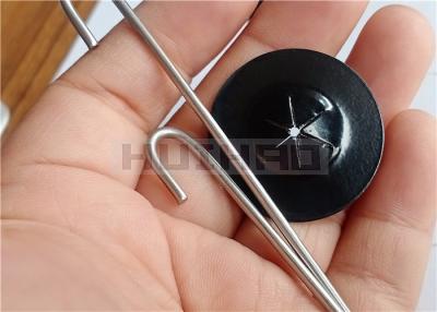 China 38mm Black Painted Self Locking Washer Clips To Fix Wire Mesh Screening To Solar Panels for sale