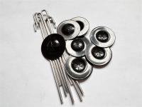 China Bird Exclusion Kit Solar Anti Theft Clips Aluminum Washer For Pigeon Proofing for sale