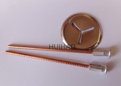 China Copper Coated / Galvanized Steel Bimetallic Weld Pins With Self Locking Washer for sale