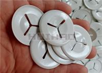 China Mild Steel Insulation Clips With White Color Coating To Fix Insulation Pins for sale