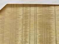 China Luxury Decorative Acrylic Glass Laminated Wire Fabric Brass Wire for sale