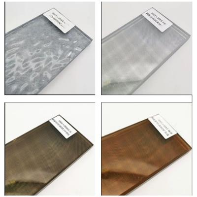 China 5 + 5 Mm Wire Mesh Laminated Glass Architectural Applications for sale