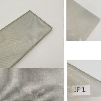 China Architectural Glass Silver color wire mesh For Interior Designing for sale