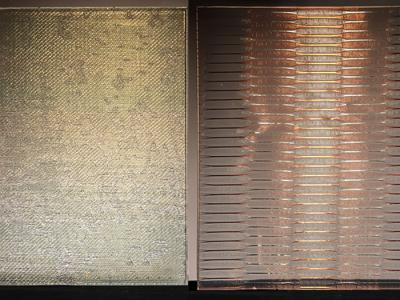 China Sliding Doors Elegant Wire Fabric Laminated Glass 13 Mm for sale
