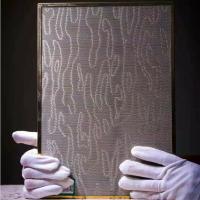China Decorative Security Fabric Laminated Glass For Luxury Spaces for sale