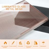 China Anti-Shatter Safety Copper Mesh For High-Rise Building Windows for sale