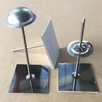 China 2.7X63mm Aluminm Self Stick Insulation Pins To Fix Rock Wool for sale