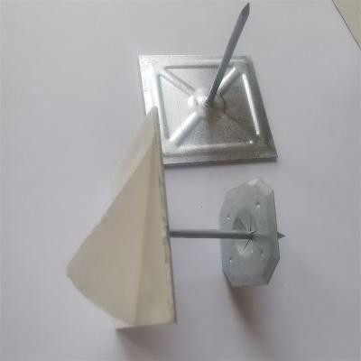 China 2.7*63mm Self Adhesive Insulation Pins With Self Locking Washers for sale
