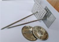 China Stainless Steel 316L Rockwool Insulation Fasteners Perforated Insulation Pin For Ceilings & Walls for sale