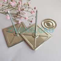 China Rock Wool 50mm Tape Base Self Stick Pins Fixing Aluminum for sale