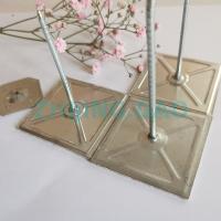 China 50 Base Plate Aluminum Self Adhesive Insulation Pins Rock Wool Fixing Parts for sale