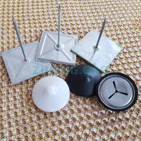 China Self Adhesive Type Rock Wool Pins With 50 Mm Tape Base for sale