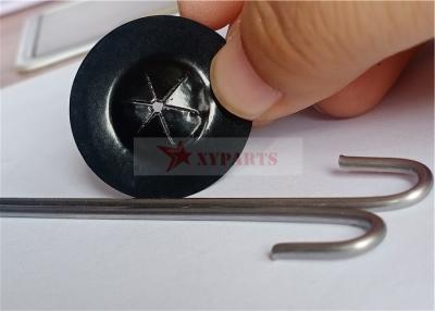 China Stainless Steel 2.0mm Dia Solar Panel Clips To Secure Bird Proofing Wire Mesh for sale